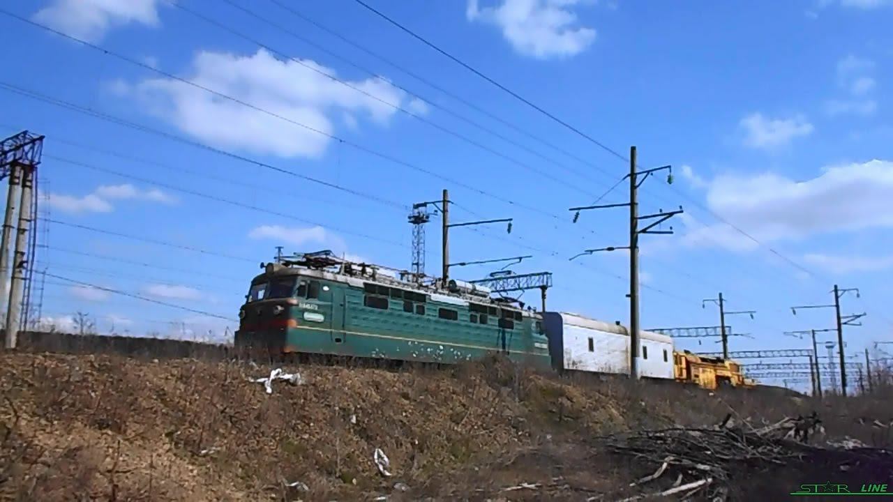 ВЛ60К-2597 с рабочим поездом