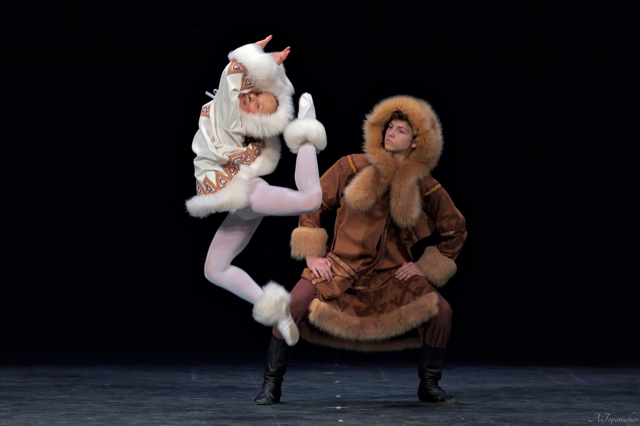 Якутский танец «Добрый охотник». Юбилейный концерт. 11.03.2021