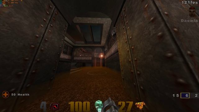 Quake 3 arena 4k, сложность крутой, прохождение DM5