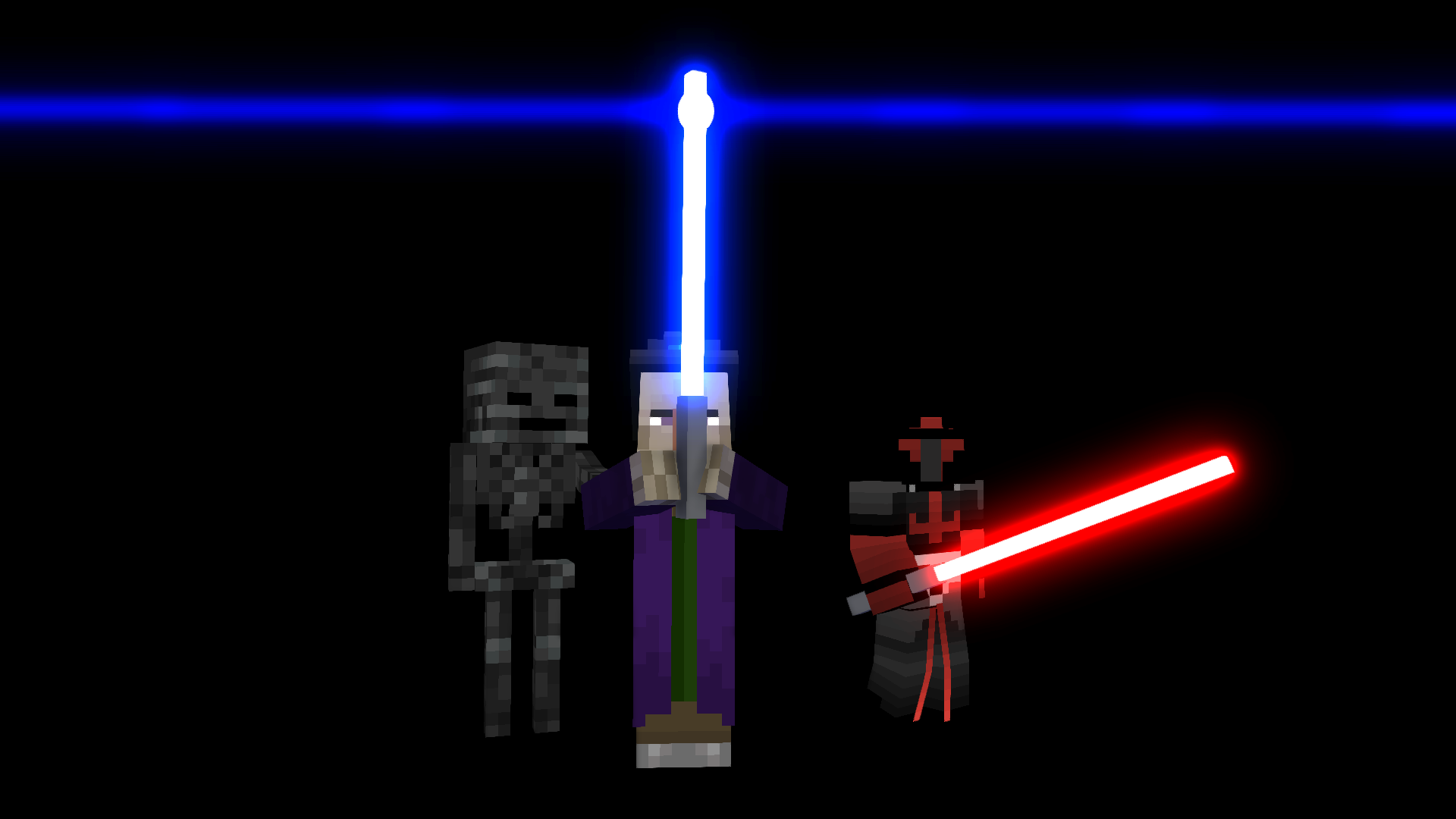 Новый джедай. Школа монстров (Звёздные войны) minecraft анимация. #6