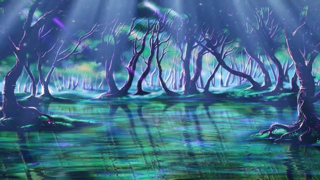 Футаж- сказочное болото HD