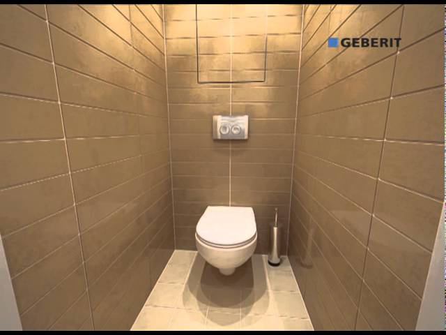 Geberit Платтенбау инсталляция с унитазом
