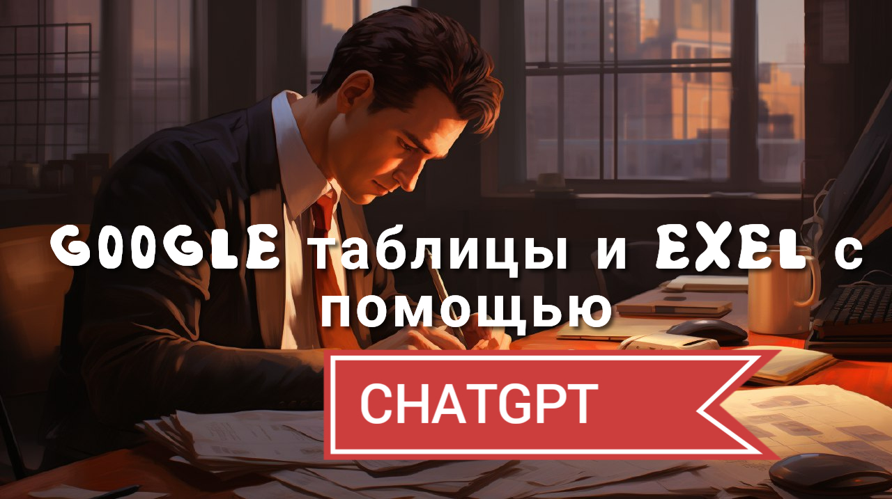 Нейросети и таблицы. Применение #chatgpt, Google таблицы и exel