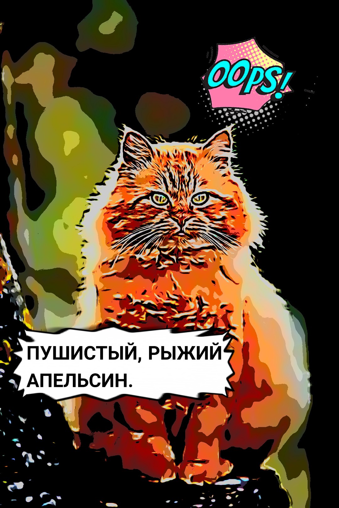 ПУШИСТЫЙ, ЖЕЛТОГЛАЗЫЙ АПЕЛЬСИН.