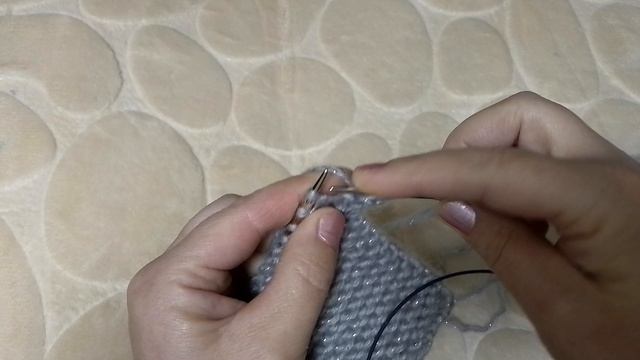 Плотный узор спицами