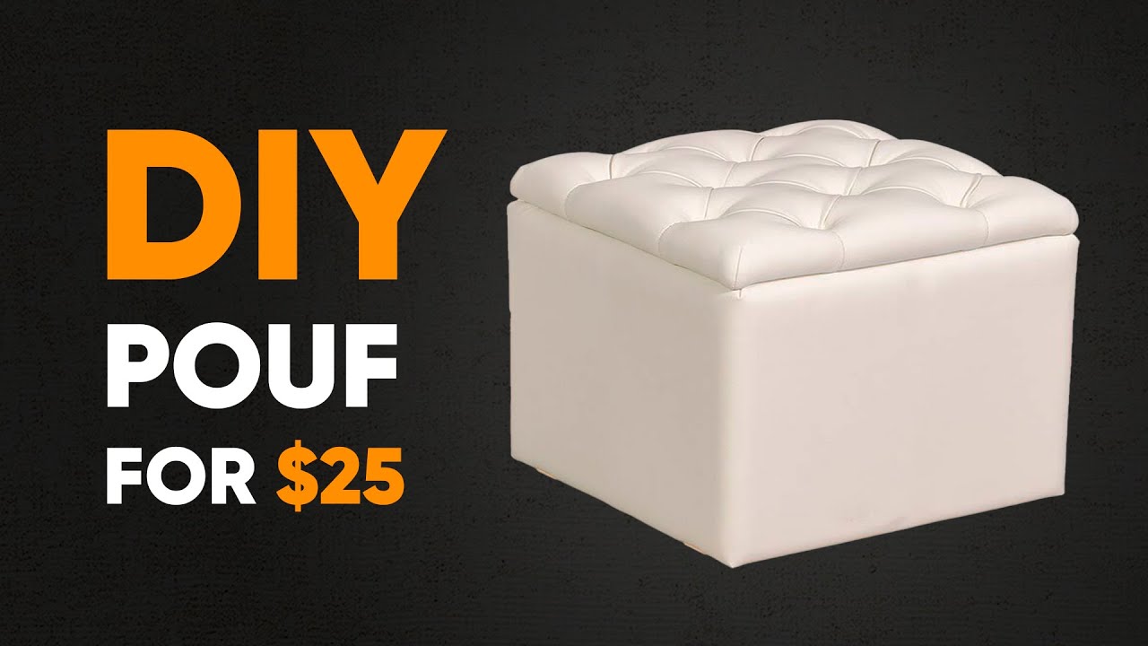 ПУФ С КАРЕТНОЙ СТЯЖКОЙ #пуф #пуфик #каретнаястяжка #своимируками