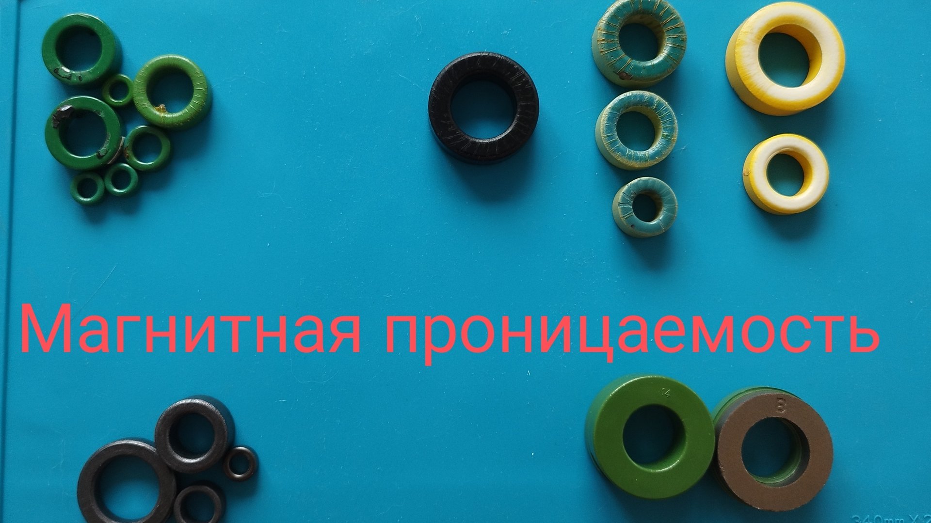 Магнитная проницаемость сердечников применяемых в ИИП.