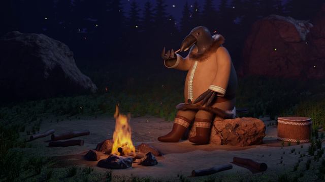 "Ворон". Работа Натальи Кычкиной, выпускницы курса Основы 3D в программе Blender