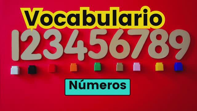 Spanish Vocabulary . Numbers