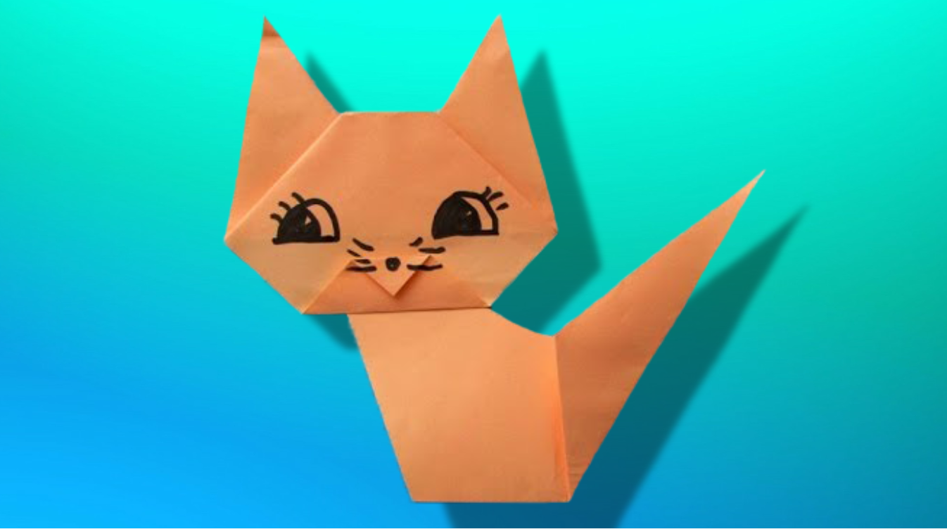 ОРИГАМИ легко: ? Котенок. Туловище ?