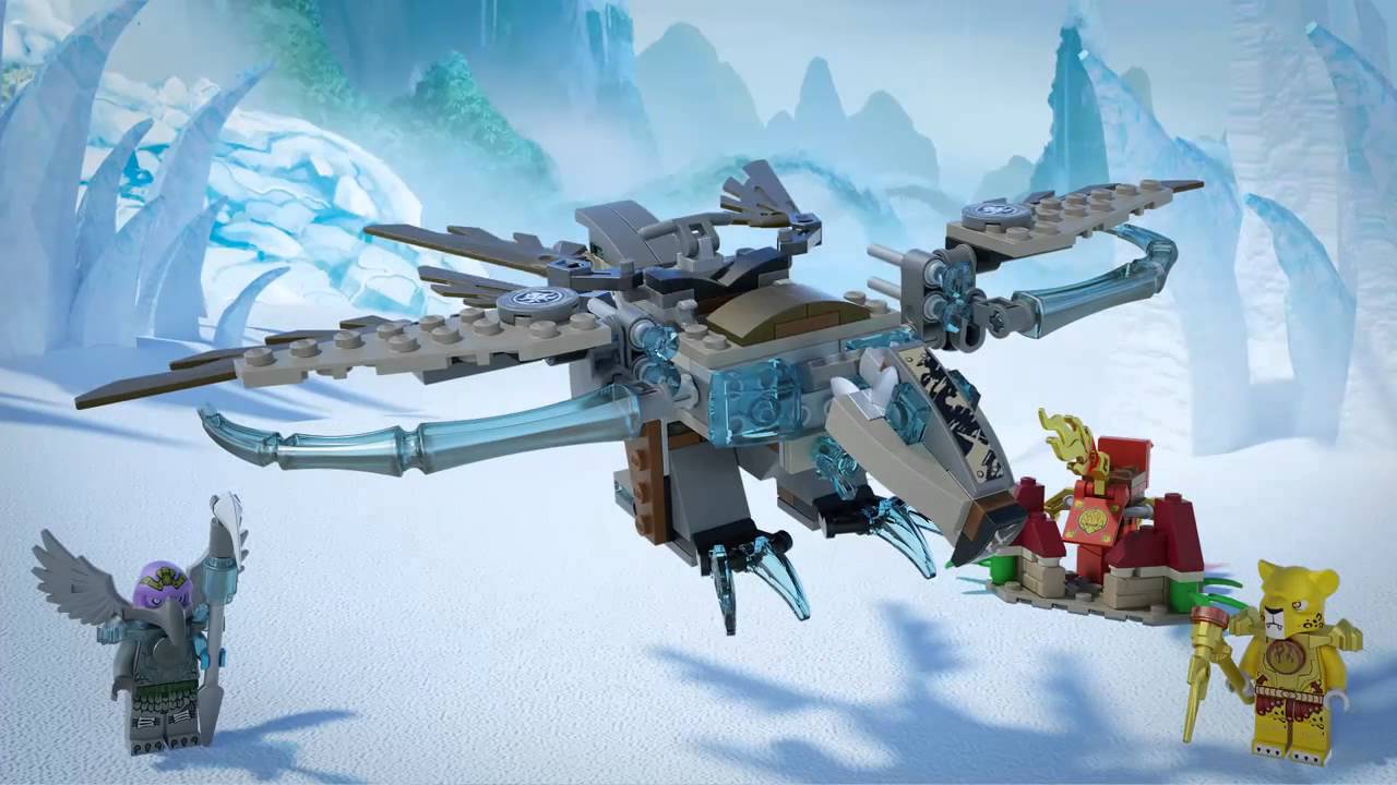 Сборка и обзор планера Lego Chima 70141 Vardy Ice Vulture Glider