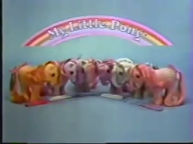 VINTAGE 80'S VERY FIRST MY LITTLE PONY COMMERCIAL