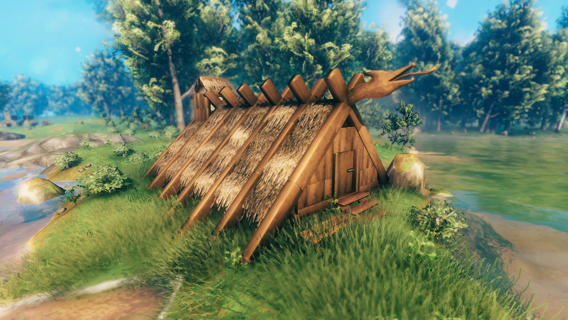 КАК ПОСТРОИТЬ СТАРТОВЫЙ ДОМ В VALHEIM В 2023 ГОДУ!