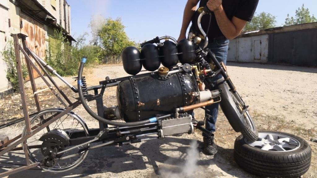 Паровой мотоцикл 12 серия