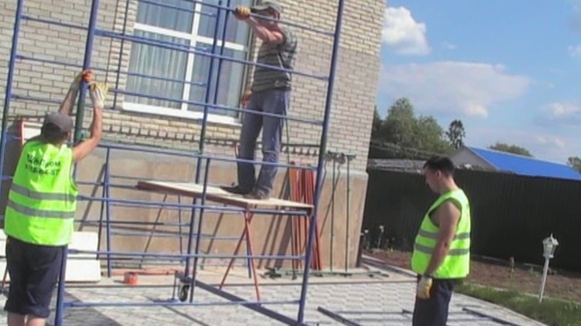 Сборка Вышки-Тура марки Гигант http://mdnvizit.ru