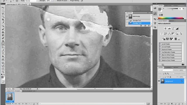 Восстановление фото в Фотошопе