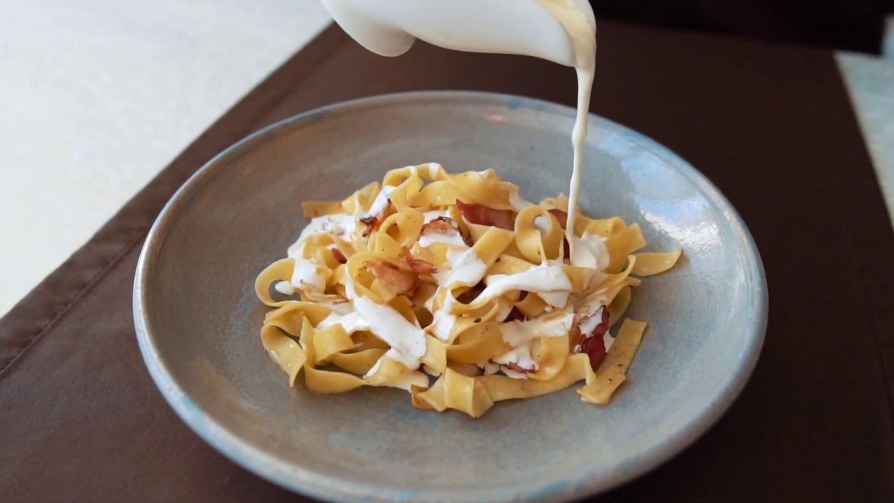Паста Карбонара. Готовим вместе с шеф-поваром ресторана "Сосновый бор"