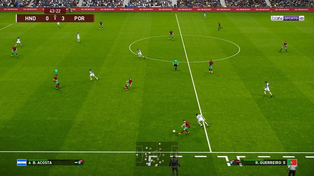 eFootball PES 2021 Гондурас - Португалия 1.5 ЧМ в Катаре! 3 матч группы. Вышли из группы