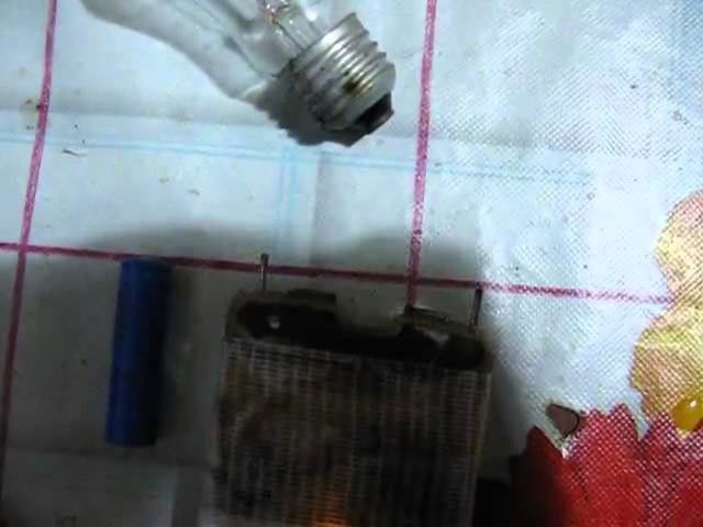 Испытание 3ш 3аккума 3,7  аккум 1 2 лампа 100 ватт