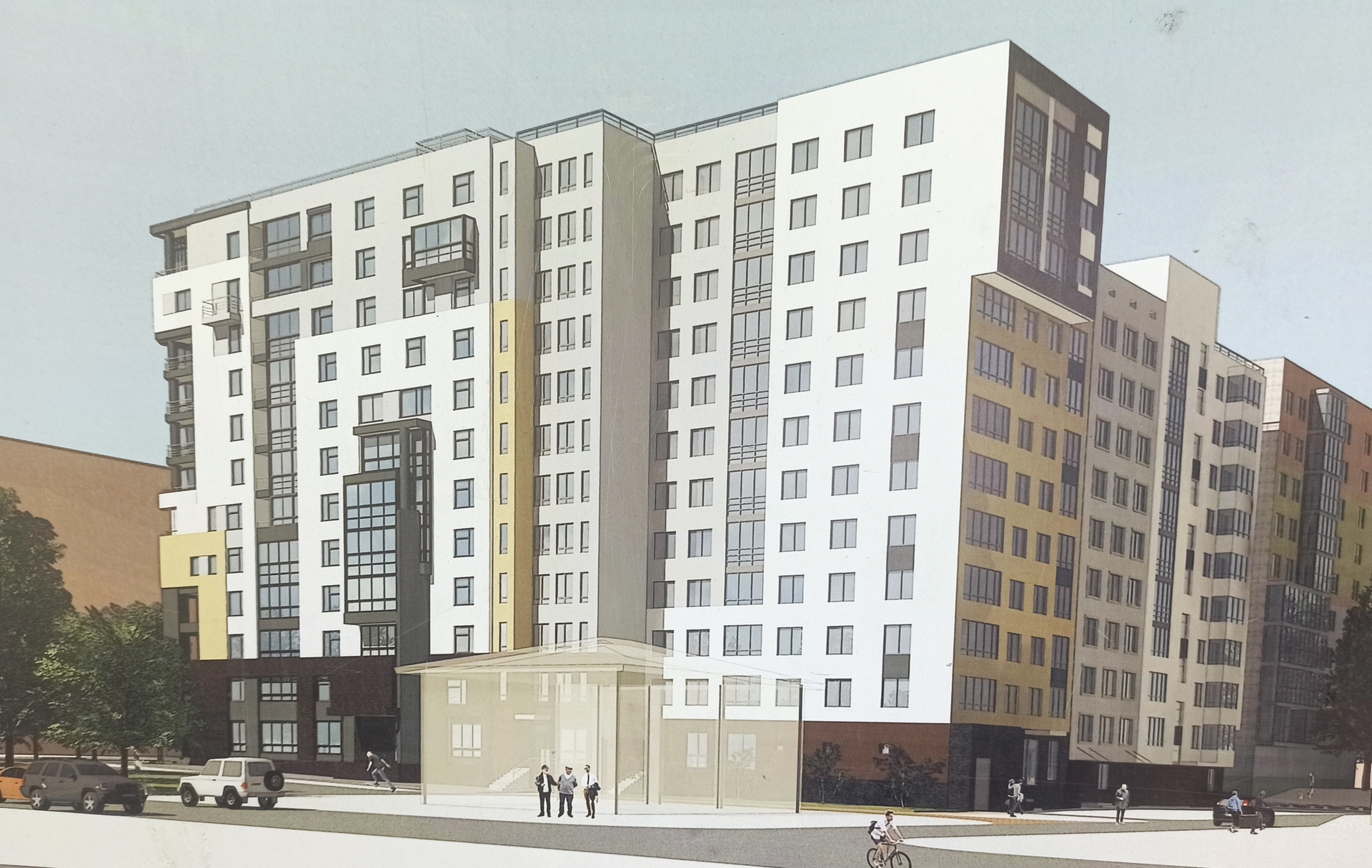 Достройка МКД. НП "СтройДом на Генкиной 66" || Советский р-он, ул. Полтавская/Генкиной || Июнь 2023