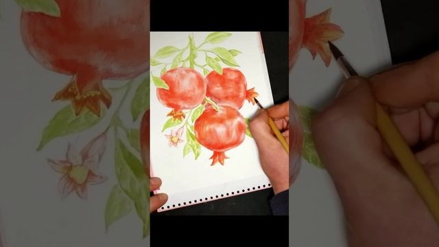 Рисую детской акварелью