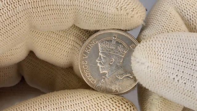 Новая Зеландия 1 шиллинг, 1933 года.