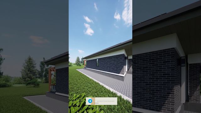 ПРОЕКТ ОДНОЭТАЖНОГО ЖИЛОГО ДОМА ИЗ ГАЗОБЛОКА 100 м2