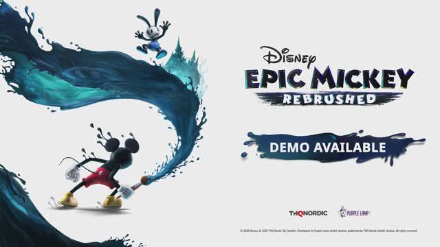 Disney Epic Mickey: Rebrushed | Официальный трейлер | Nintendo Direct