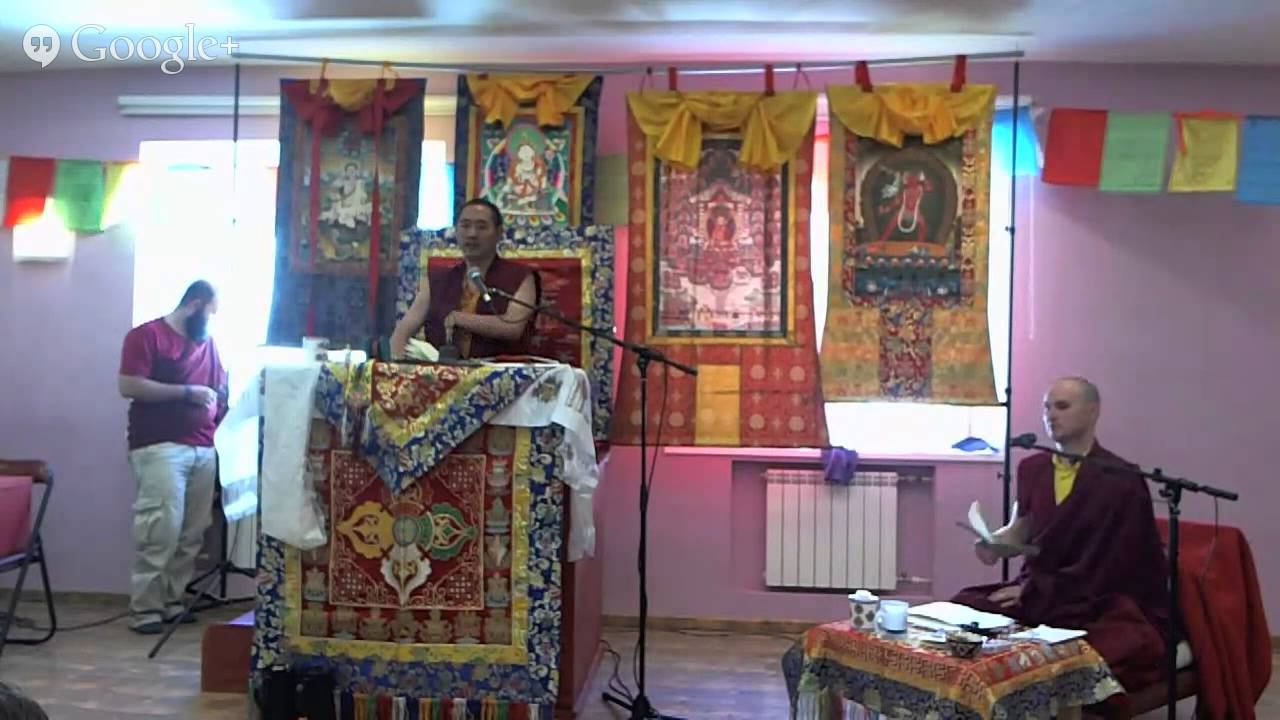 Друпон Церинг Ринпоче в Москве. Практика Миларепы.