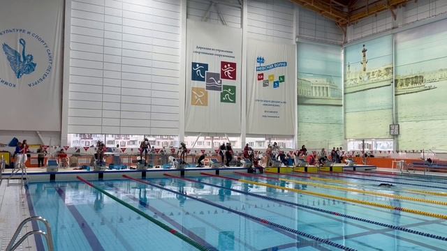 Дайвинг - подъем груза 50 м., Юниоры, сильнейший заплыв.