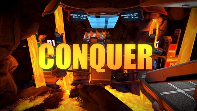 Тейлер командной VR игры CyberClash, доступной на арене виртуальной реальности Zeexar VR Arena.