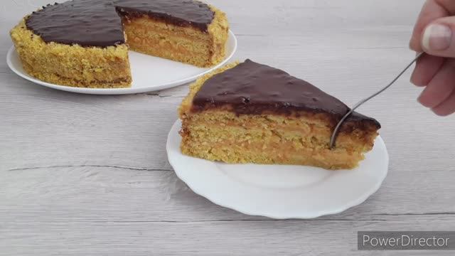 ТОРТ СКАЗКА постный. Бисквит МОРКОВНЫЙ