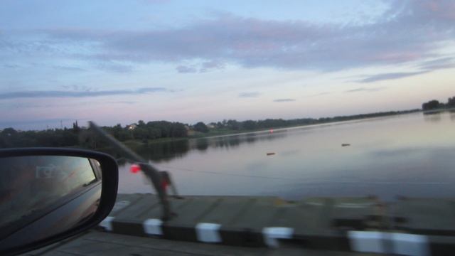 Понтонная переправа около Каменска(2019г)