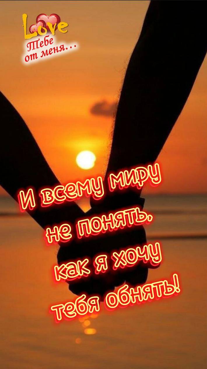 Я тебя люблю!