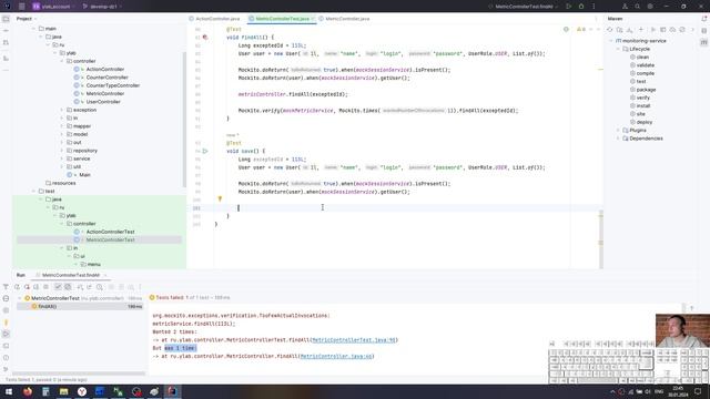 Java. jUnit5 jupiter, Mock Пишу тест для REST controller, с паттерном синглтон.