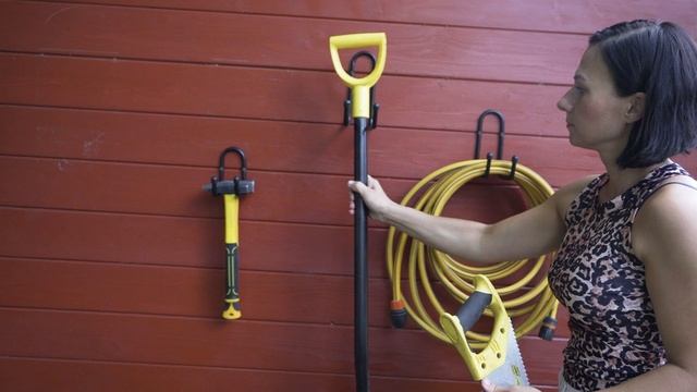 Кронштейн для хранения садового инвентаря, шлангов