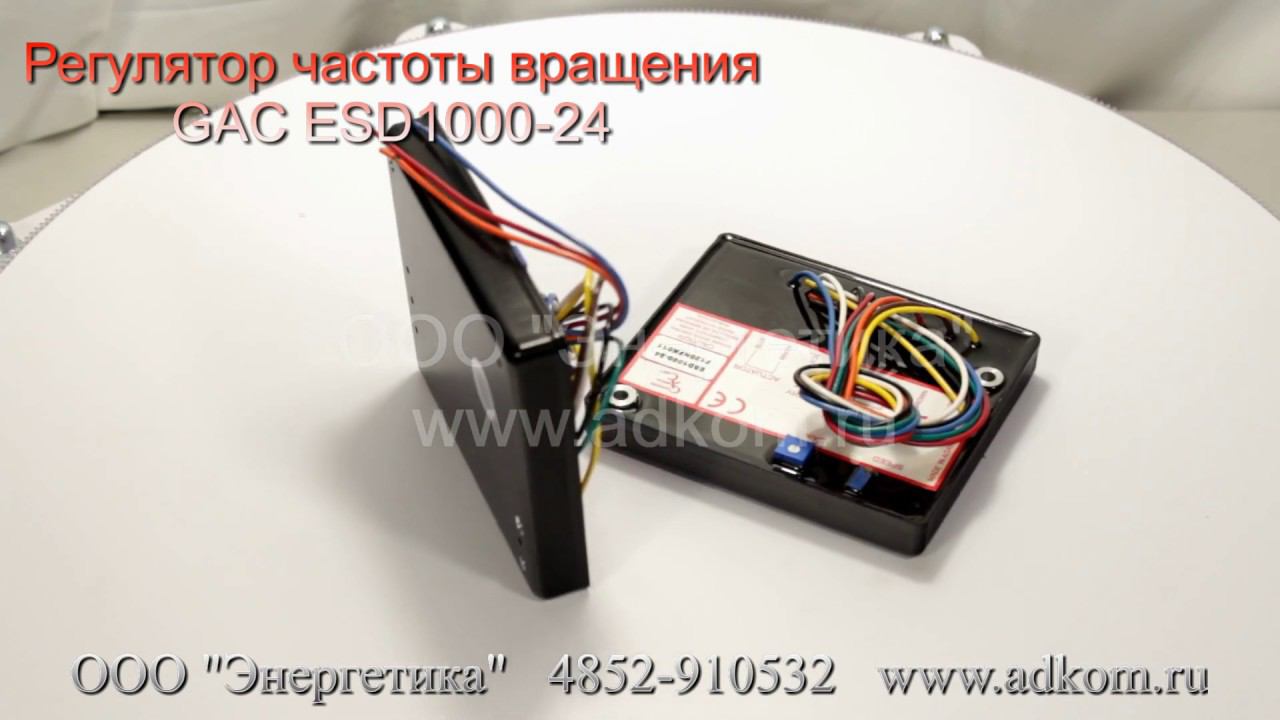 Регулятор частоты вращения GAC ESD1000-24 и ESD1000-12