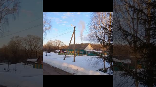 Весенее утро в деревне