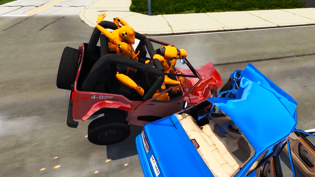 Beamng drive - дорожно-транспортные происшествия 3 | HITGAMEZ