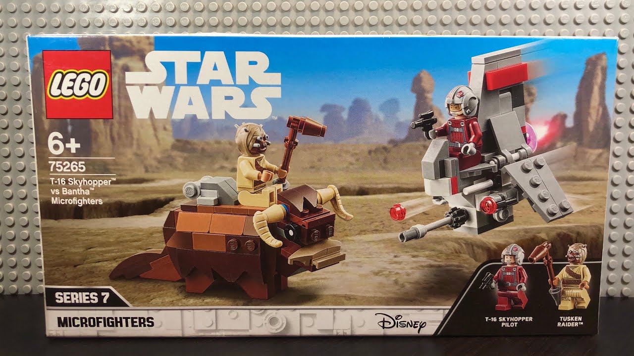 Обзор на Lego Star Wars 75265 Скайхоппер T-16 против Банты