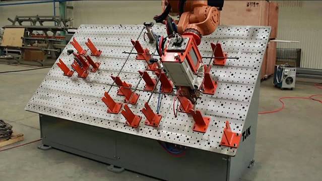 Стенд для сварки нестандартных каркасов с манипулятором GHT20-1 TJK MACHINERY