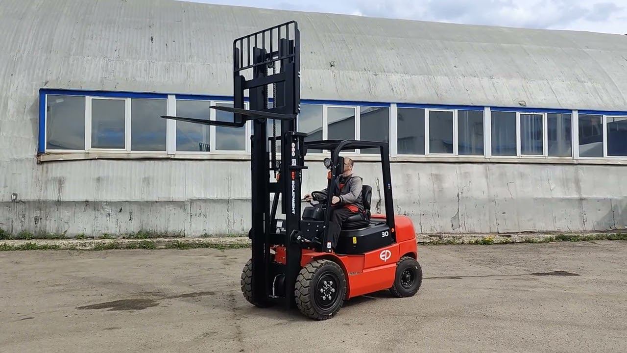 Дизельный погрузчик EP CPCD30T3, высота подъема 3,3м, двигатель Mitsubishi S4S Япония