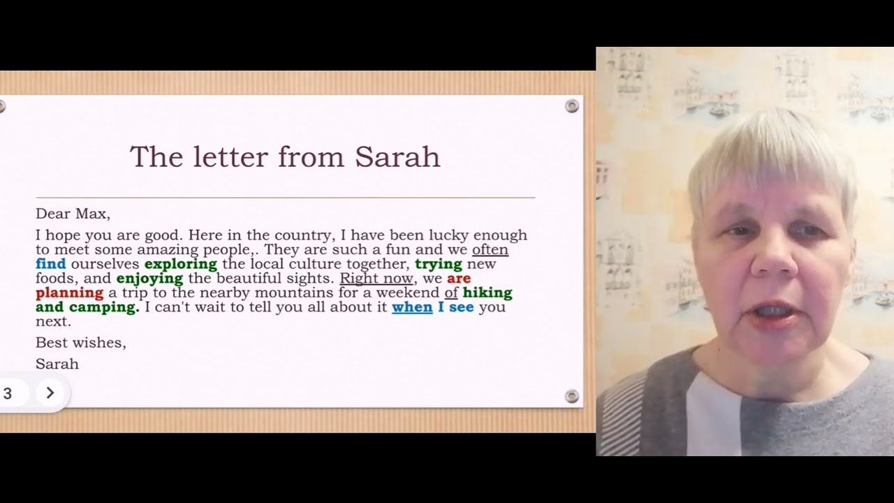 Grammar helps you to speak. Present Continuous