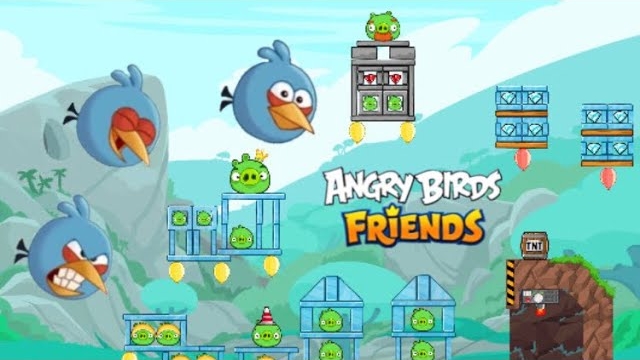 Режим "БАШНЯ СИНЕЙ ТРОИЦЫ" в ANGRY BIRDS FRIENDS!!!