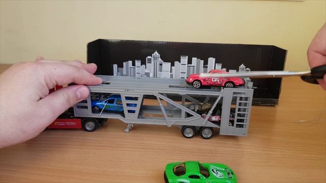 Распаковка машинок с автовозом