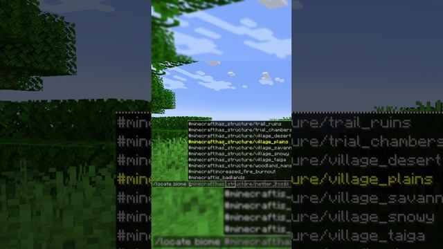#майнкрафт #команды #найти биом #биом