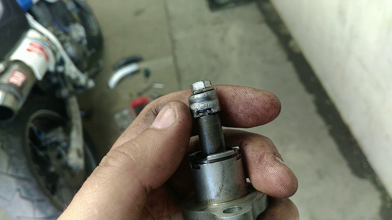 Временная доработка натяжитель цепи грм Honda Degree xl250