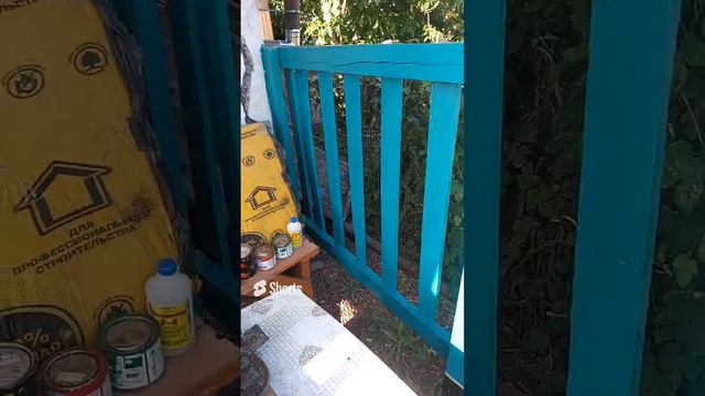 Проект "Баня". Привожу в порядок веранду.