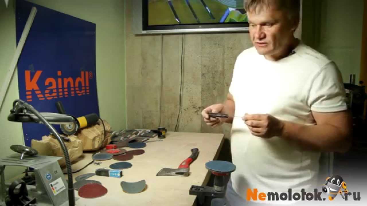 Как заточить нож с помощью дрели?