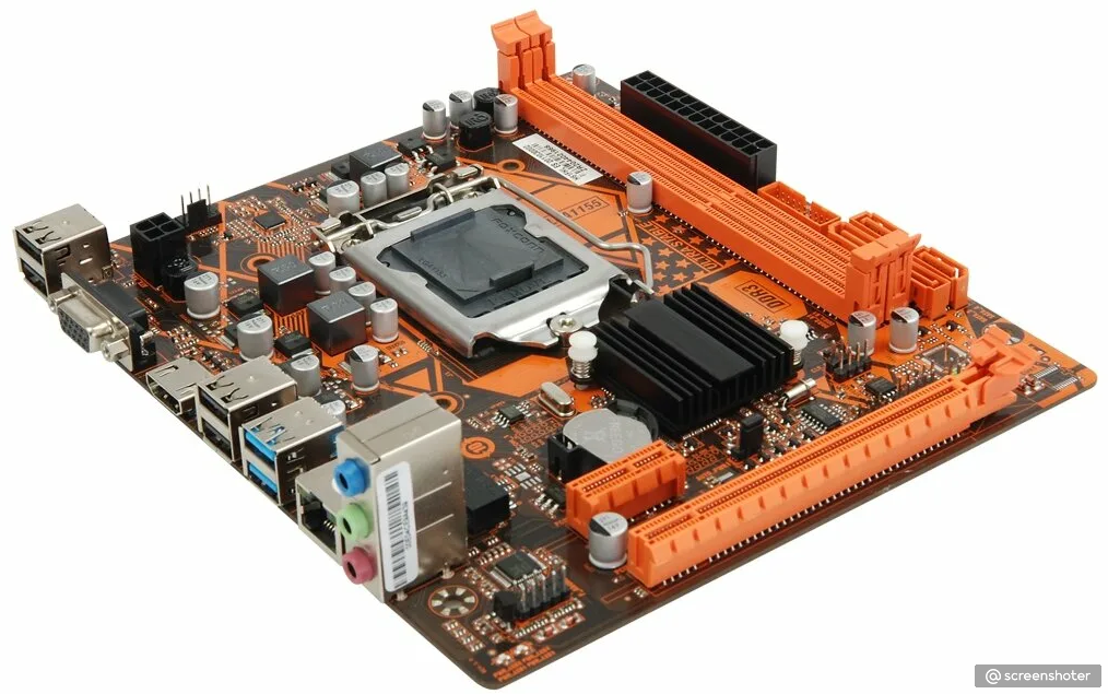 Обзор на материнскую плату Esonic H61FHL socket LGA 1155